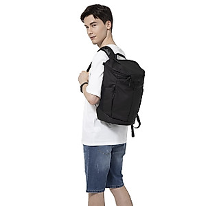 COTS Business Backpack, Water Resistant Anti-Theft Travel Casual Laptop Daypack 15.6 Inch Notebook, 21 Liters (Black)