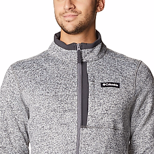 Columbia Men's Sweater Weather Full Zip, City Grey Heather, Medium