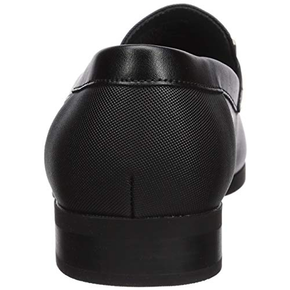 Calvin Klein Men's Jameson Loafers, Black Leather, 12