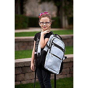 Obersee Girls' O3PSBP008, White Silver, One Size