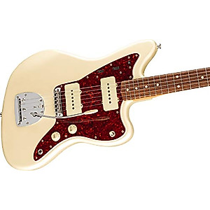 Fender Vintera 60s Jazzmaster Electric Guitar, with 2-Year Warranty, Olympic White, Pau Ferro Fingerboard