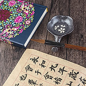 TOYANDONA 9 Pcs Chinese Water Brush Pen Ink Color Brush Chinese Japanese Calligraphy Pen for Beginner Painting Drawing Pen Art Supplies