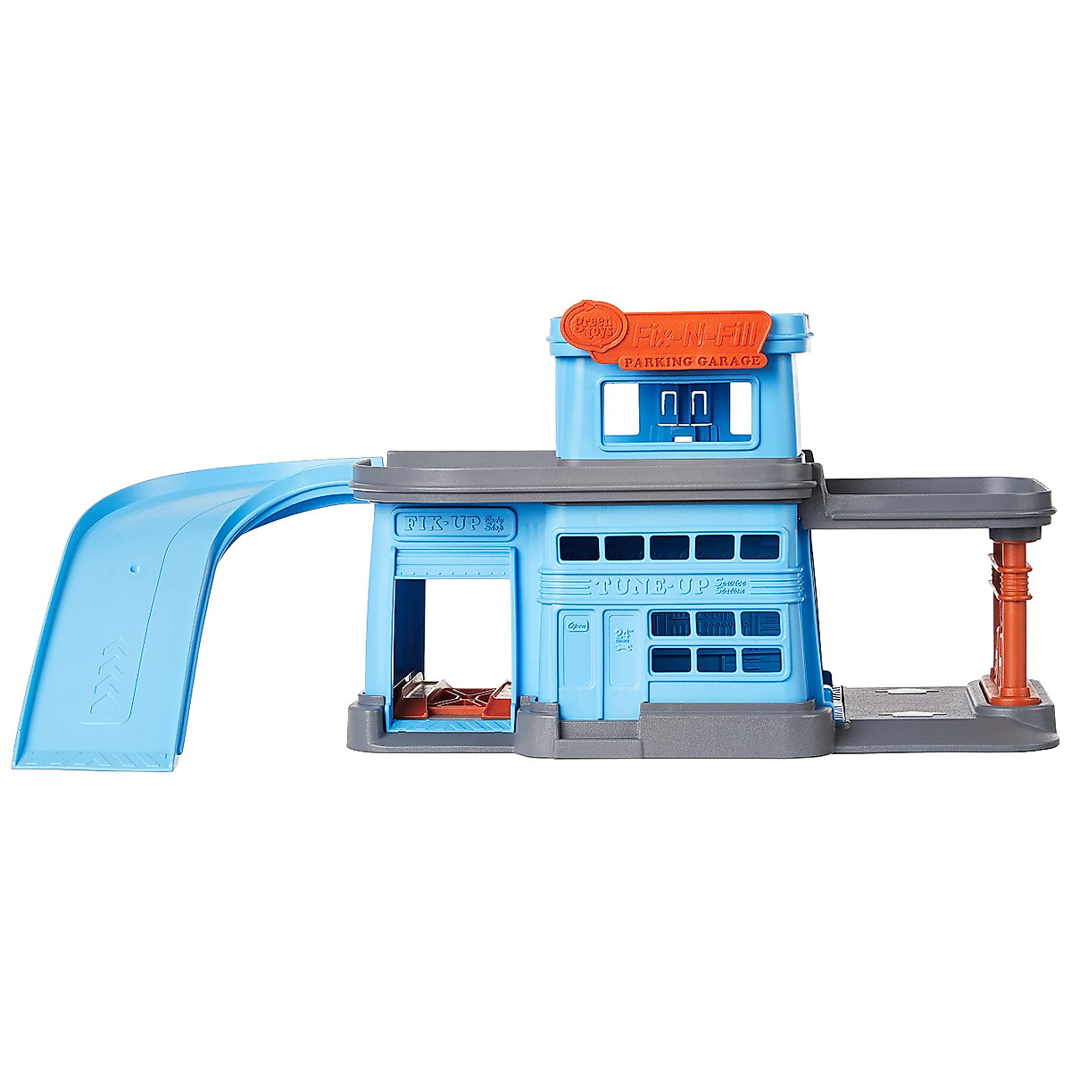 Parking Garage and Mini Fastback Blue/Green Bundle