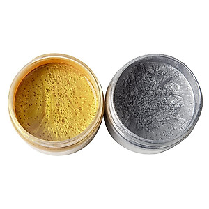 Acrylic Paint Metallic Gold, Non Toxic, Non Fading, 100ml Gold Leaf Paint for Art, Painting, Handcrafts, Ideal for Canvas Wood Clay Fabric Ceramic Craft Supplies