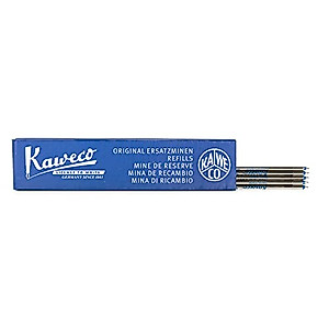 Kaweco D1 Ballpoint Pen Refills 0.8 mm Blue Pack of 5 | 5 Pieces 0.8 mm Refill Blue Ball Pen I Pen Refill I Refill for Multicoloured Pen | 0.8 mm Fine in Blue