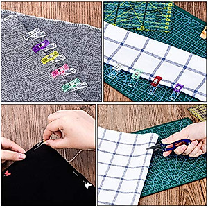 medoga 104Pcs Rotary Cutters, Rotary Cutter Set with Cutting Mat, Patchwork Ruler, Carving Knife, Rotary Cutter Kit for Sewing and Quilting