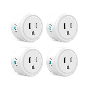 GHome Smart Plug Outlet Extender and Smart Mini Smart Plug Bundle | Compatible with Alexa Google Home | Remote Control with Timer Function