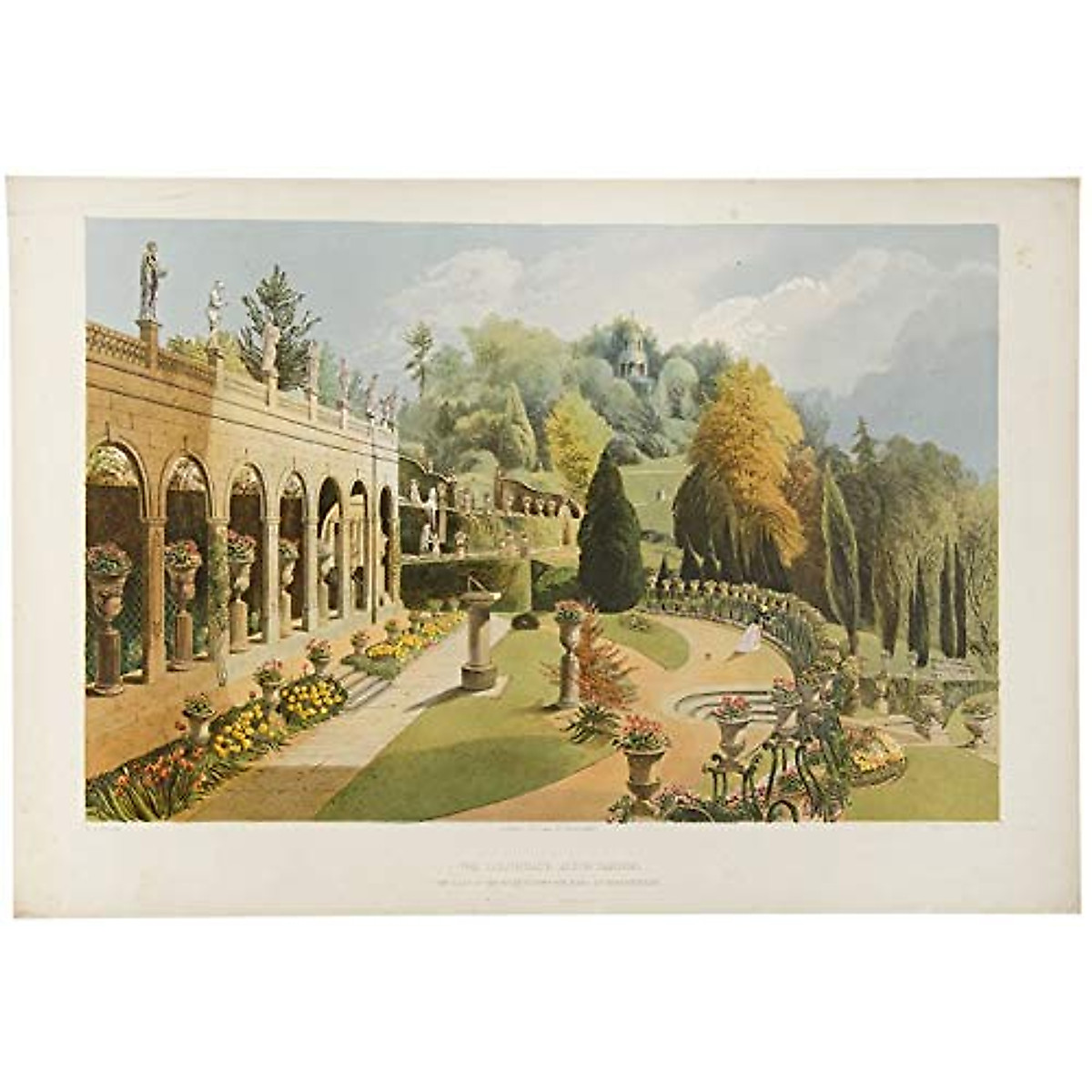 The Colonnade, Alton Gardens. The Seat of the Right Hnble. The Earl of Shrewsbury