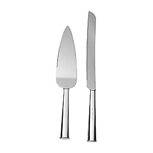 Kate Spade Bridal Darling Point Personalized Wedding Cake Knife and Server Set, Custom Engraved Wedding Cake Cutting Set, Accessories and Gifts for the Bride and Groom