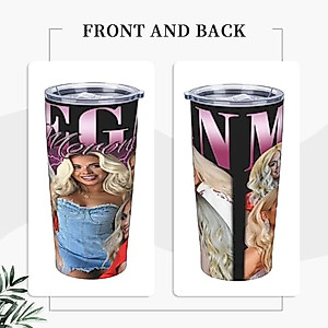 LAZHANG Megan Music Moroney Stainless Steel Insulated Car Sippy Cup With Lid Travel Mug for Cold Hot 20 oz