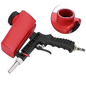 90PSI Pneumatic Sand Blaster Gun Kit, Sandblasting Machine Industrial Adjustable Portable Hand Held Sand Blaster