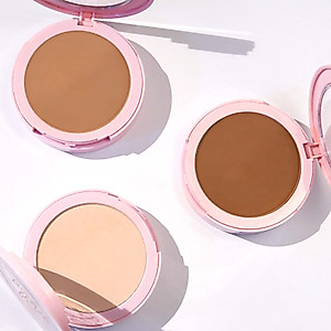 Mally Beauty Soft as Silk Powder Foundation - Medium - Buildable Light to Medium Coverage - Lightweight Matte Finish
