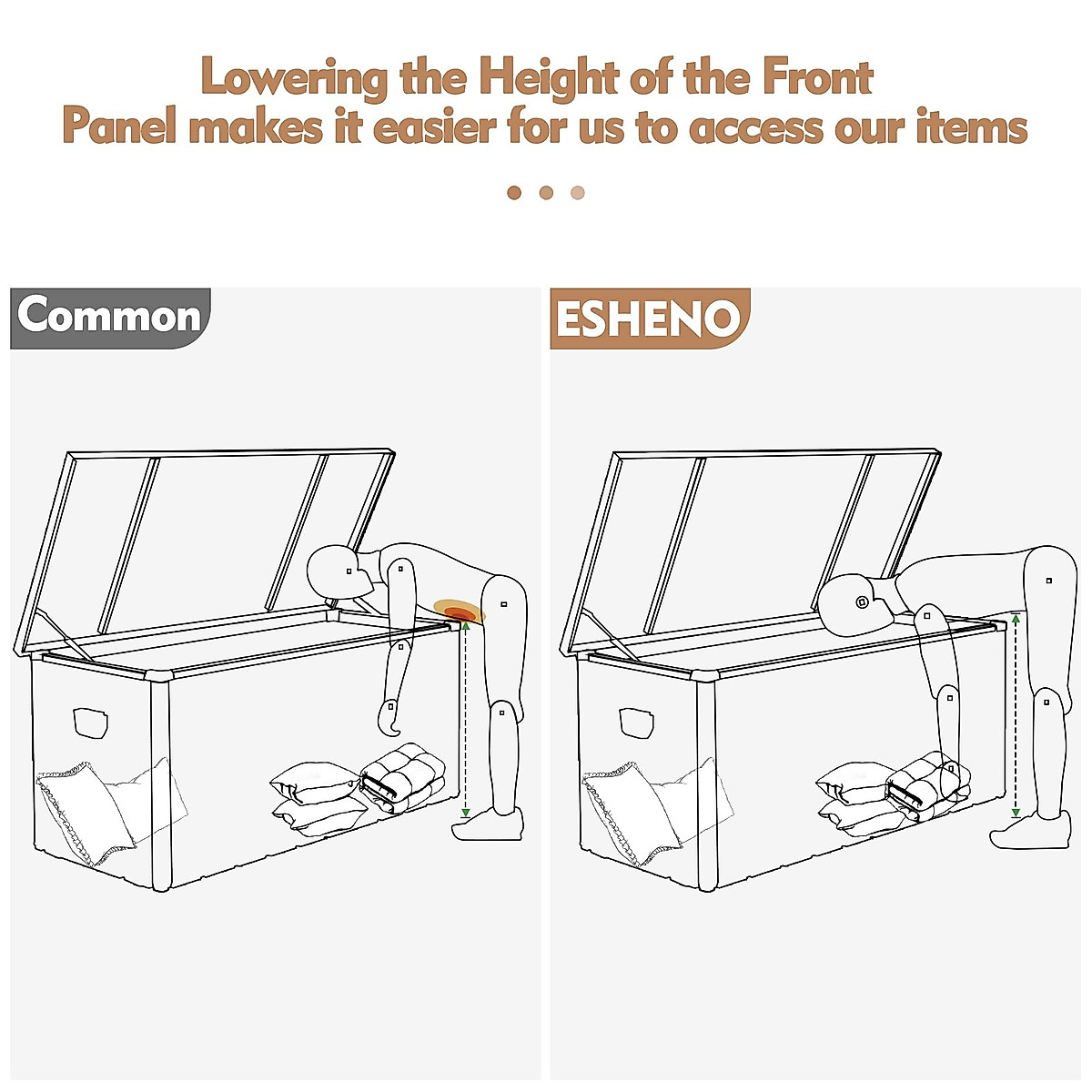 120 Gallon Deck Box, Large Steel Outdoor Storage Box Waterproof, Lockable Patio Storage Box with Side Handle & Mobility Rollers, Outdoor Deck Box Storage Cabinet for Outside Cushions, Garden Tools