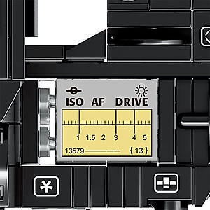 NC Uvini Building Blocks Camera, DIY STEM Toys, Building Construction Brick Set Best Gift for Adult, Teens, Collectible Model Digital Camera to Build 407pcs