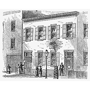 New York Dispensary 1868 Nbond Street Homeopathic Dispensary Bond Street New York Wood Engraving 1868 Poster Print by (18 x 24)