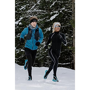 Merrell Men's and Women's Zoned Cushioned Wool Hiking Ankle Socks-Breathable Arch Support, Black, Medium-Large