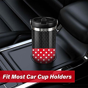 thmasamwr Cute Mouse Tumbler with Lid and Straw, Stainless Steel 30oz Tumbler with Handle, Cartoon Mouse Gifts Coffee Mug Water Bottle Cups for Women and Girls