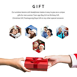 Bluetooth Beanie Headphones Hat Unique Tech Gifts Stocking Stuffer