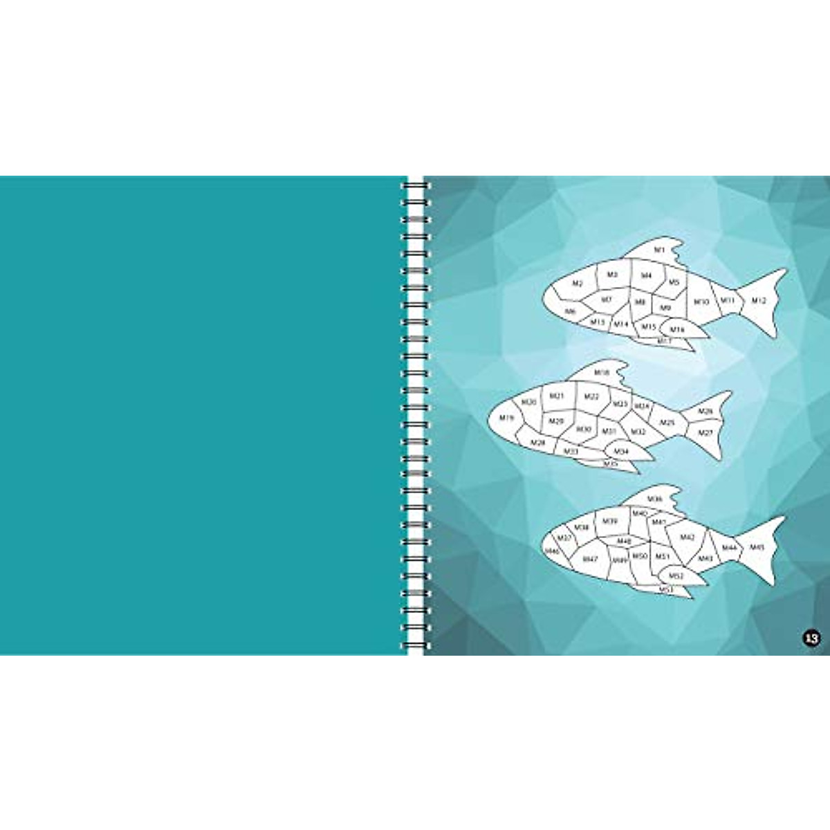 Brain Games - Sticker by Number: Under the Sea (28 Images to Sticker)