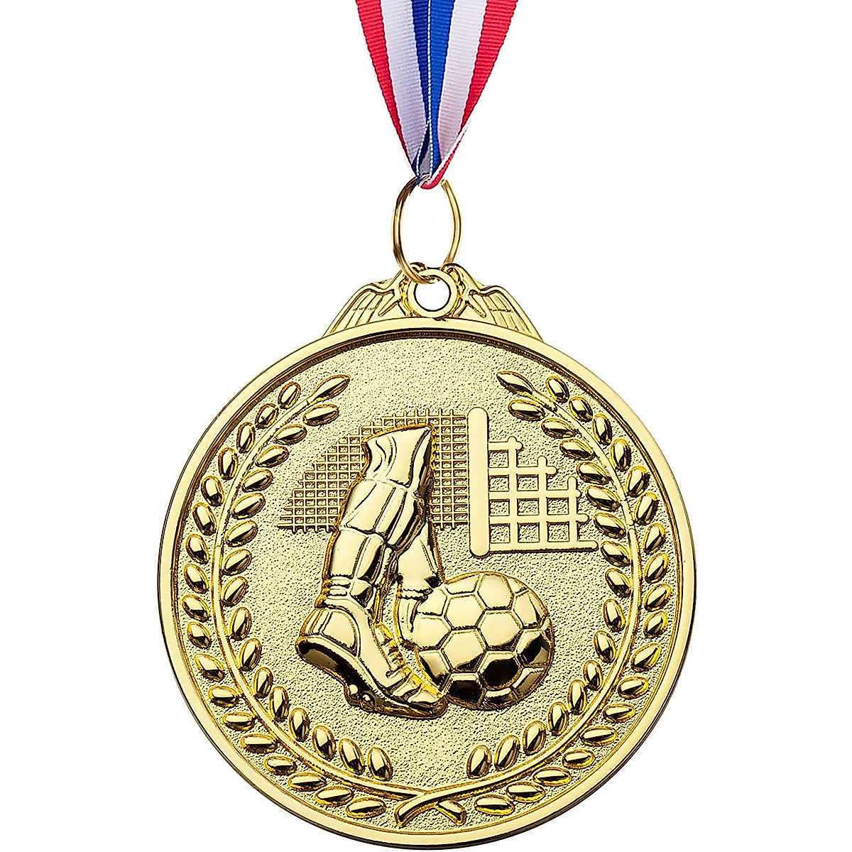 LZHZH 12 Pack Soccer Medals for Kids, metals Gold Award Medals Suitable for sports competitions Celebration and Party Favors