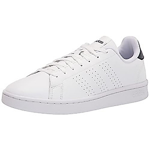 adidas mens Advantage Racquetball Shoe, White/Cloud White/Ink, 11 US