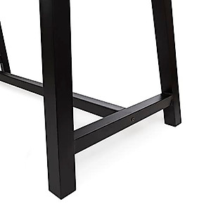 Christopher Knight Home Louise Outdoor Wicker Dining Set with Acacia Wood Table and Bench and Water Resistant Cushions, 6-Pcs Set, Sandblast Light Grey / Black Rustic Metal / Grey / Grey Cushions