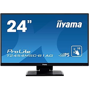 iiyama Prolite T2454MSC-B1AG 23.8" 1920 x 1080pixels Multi-Touch Multi-User Black Touch Screen moni