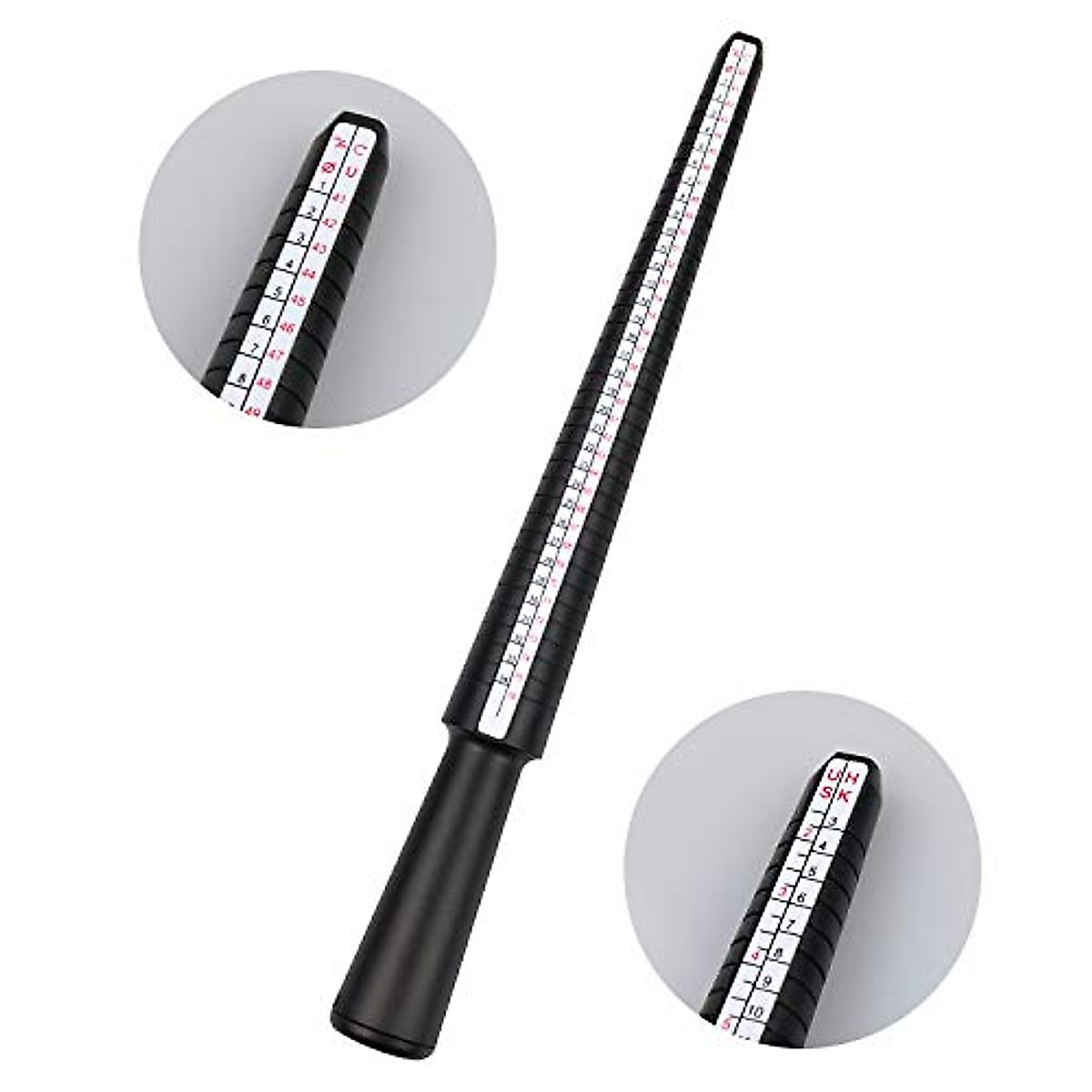 PUPUKA Ring Sizer, US Size 2-15 EUR Size 41-76 with Half Size, Easy-to-Use Ring Sizer Measuring Tool