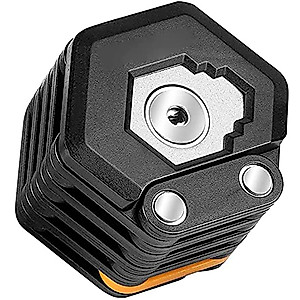 VIGAT Bicycle Lock Chain 26-Section Folding Lock, Zinc Alloy, Anti-Theft Lock, Suitable for Mountain Bikes, Electric Cars, Motorcycles, with 3 Keys