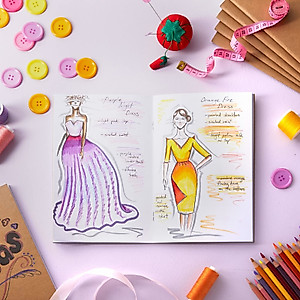 24 Pack A5 Kraft Paper Blank Journals Bulk Set, 5.5x8.5 Inch Notebooks for Kids, Drawing, Sketchbook, School Notes, Writing Stories, Travelers (Brown)