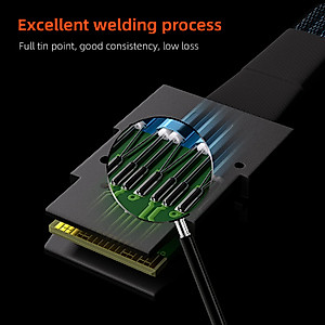 OIKWAN Mini SAS to 4 SATA Cable, 36 Pin SFF 8087 Host/Controller to 7 Pin SATA Target/Backplane, Compatible with PERC H310, RAID Controller 3Feet(2 Pack)