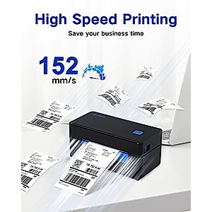 CLABEL Bluetooth Shipping Label Printer,4x6 Thermal Label Printer for Small Business Shipping Packages, Compatible with Amazon, Ebay, Etsy, Shopify, FedEx, UPS, etc, Support Windows,Mac CT428S
