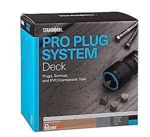 Pro Plug System for Fiberon Ipe Decking - 100 Square Feet - Epoxy #10 x 2-3/4" Screws
