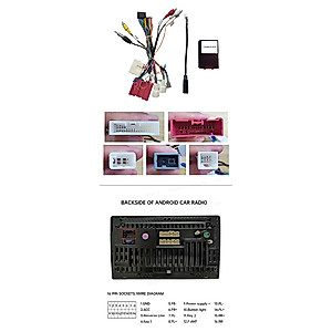 Strpump 16pin Car Radio Stereo Power Retrofit Harness Cable Wire for Mazda 6 Atenza CX-5 2013+ w/Bose Amp Retain OEM Rearview Camera USB Adapter