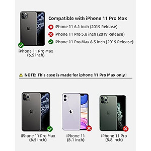 K TOMOTO Compatible with iPhone 11 Pro Max Case 6.5 Inch, Full Body Protection Liquid Silicone Gel Rubber Cover with Microfiber Lining, Thick Shockproof Protective Phone Cases, Hot Pink