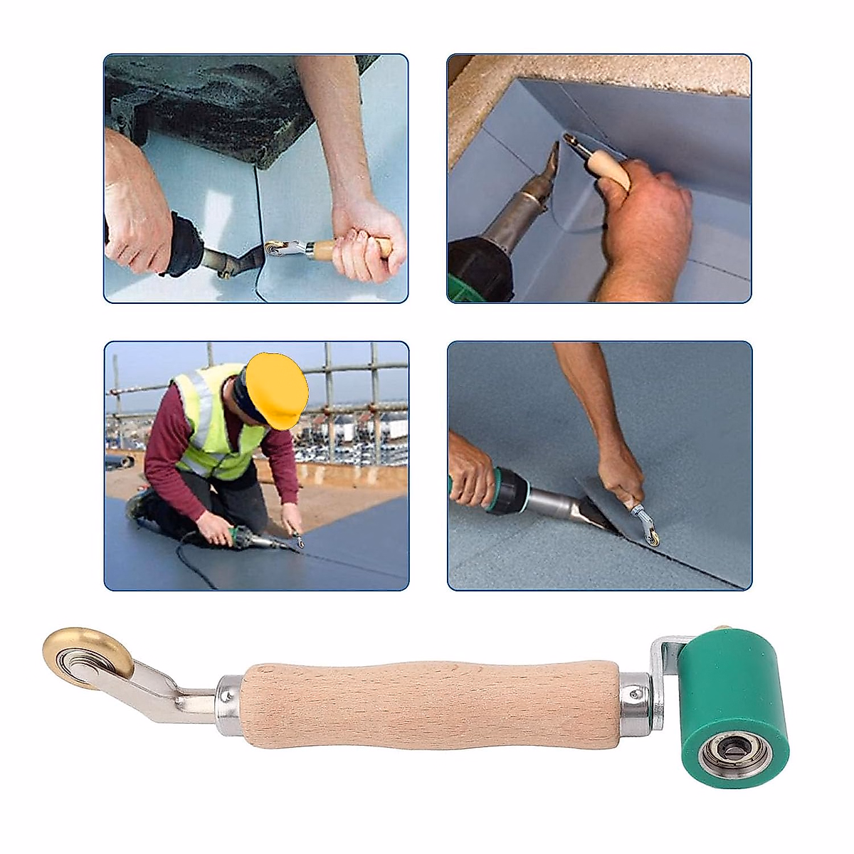KEDILAKE Seam Roller,House Paint Rollers, Smoothing Seam Roller Tool for PVC/TPO/EPDM Woodworking, Flooring, Wallpaper Installation Single Ply Roofing and Tape Hot Air Tools Overlap Welding