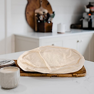 Bread Proofing Basket Cloth Liner Proofing Cloth Dough Bowl Cover 2PCS for Kitchen Baking Bread Tools Ellipse