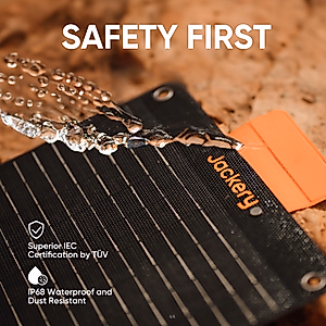 Jackery Solar Generator 300 Plus Portable Power Station with 40W Book-sized Solar Panel, 288Wh Backup LiFePO4 Battery, 300W AC Outlet, Only 5KG for RV, Outdoors, Camping, Traveling, and Emergencies (Renewed)