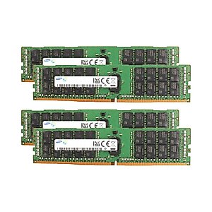 Samsung Memory Bundle with 128GB (4 x 32GB) DDR4 PC4-19200 2400MHz Memory Compatible with HP ProLiant DL360 G9, DL380 G9, DL160 G9, DL120 G9, ML350 G9, ML150 G9 Servers