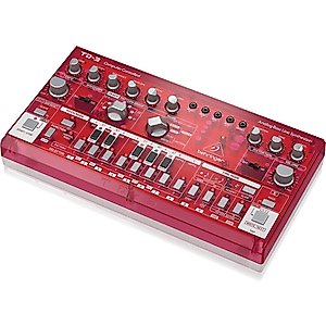 Behringer TD-3-SB Analog Bass Line Synthesizer with VCO, VCF, 16-Step Sequencer, Distortion Effects and 16-Voice Poly Chain