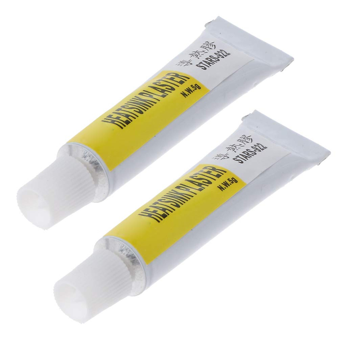 Sara-u 2Pcs Heatsink Plaster Thermal Silicone Adhesive Cooling Paste Strong Adhesive Compound Glue for GPU Chip Radiator Cooling
