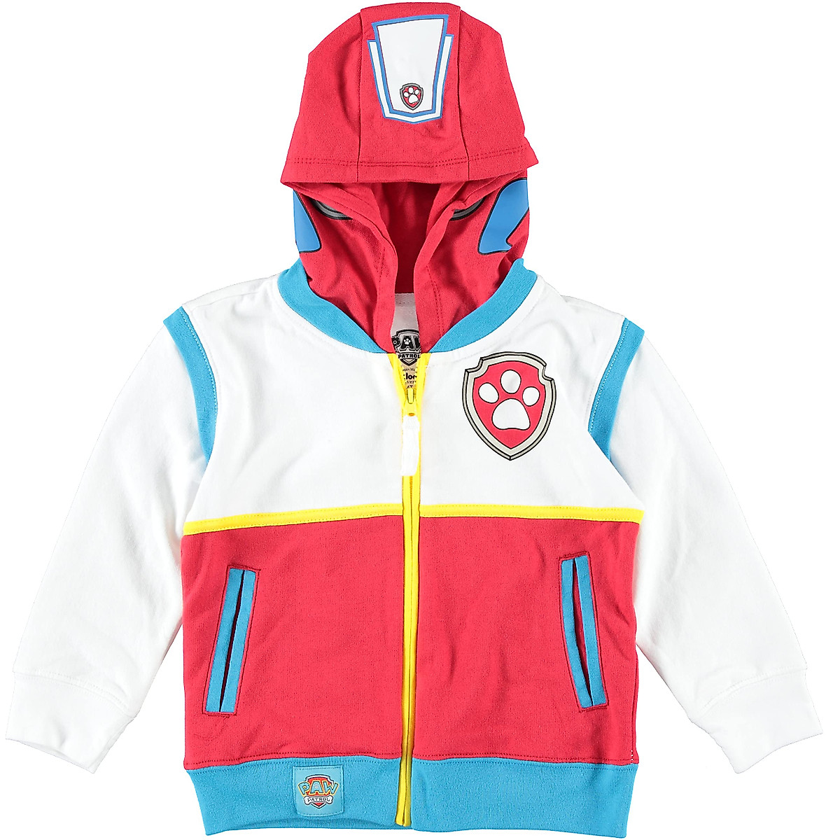 FREEZE Paw Patrol Ryder Character Big Face 2 PACK Zip-up Hoodie and Jogger Pants- Ryder Costume Hoodie Set (Ryder, 5T)