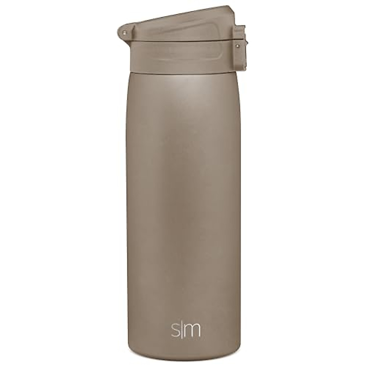 Simple Modern Insulated Thermos Travel Coffee Mug with Snap Flip Lid | Leakproof Reusable Stainless Steel Tumbler Cup | Gifts for Women Men Him Her | Kona Collection | 16oz | Hazelnut