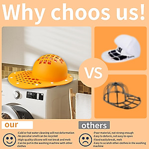 Silicon Hat Washer Cage For Dishwashers And Front Load Washer,Maintain The Shape Of The Hat,Hat Cleaner Cage For Adult And Kid'S Baseball Caps，Can Be Used In A Dryer Within 210 Degrees Fahrenheit