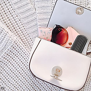 4Pcs Portable Hair Brush Folding - Travel Brush for Women Mini Hair Brush Set With Mirror - Compact Hair Brushes for Women Travel Hair Brush for Men Pocket Brush Hair Styling Tools for Toiletry Bag