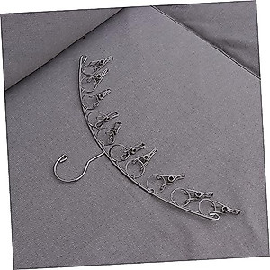 Zerodeko 6 Packs Stainless Steel Hangers Scarf Rack Towel bin Clothes Hanger s Diapers Laundry Drying Rack Clothes Clips Drip Hanger Coat Hanger Clothespin Socks Rack drip Rack