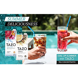 TAZO Iced Passion Herbal Tea Concentrate, Caffeine-Free, Served Iced, 32oz