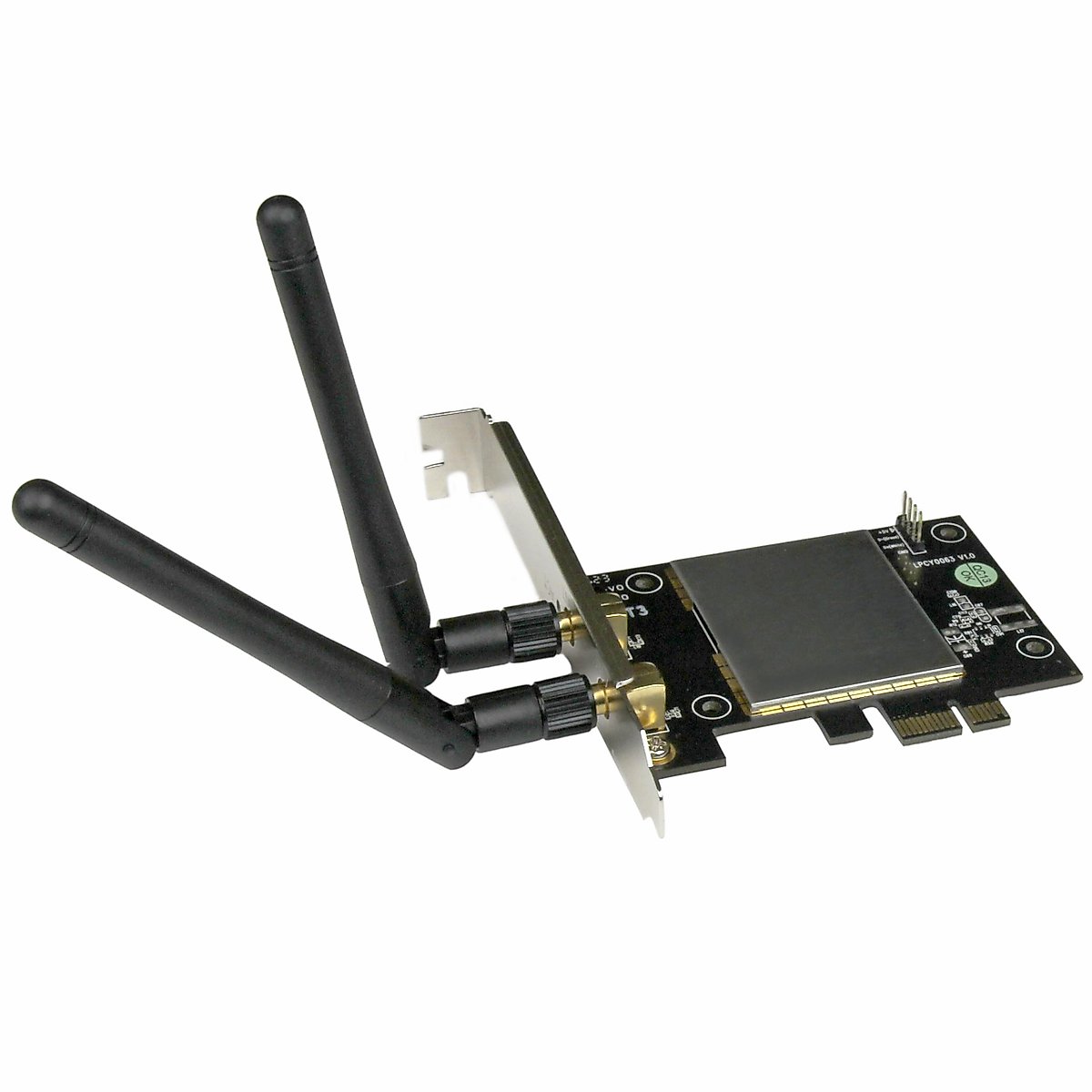 StarTech.com AC600 Wireless-AC Network Adapter - 802.11ac, PCI Express - Dual Band 2.4GHz / 5GHz PCIe Wireless Network Card, TAA (PEX433WAC11)