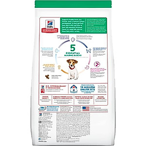 Hill's Science Diet Dry Dog Food, Puppy, Small Bites, Chicken Meal & Barley Recipe, 15.5 lb. Bag