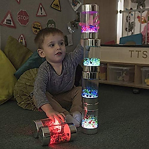 TTS Educational Illuminated Glow Roller Shakers 6 Pack for Kids | Model: EY07202